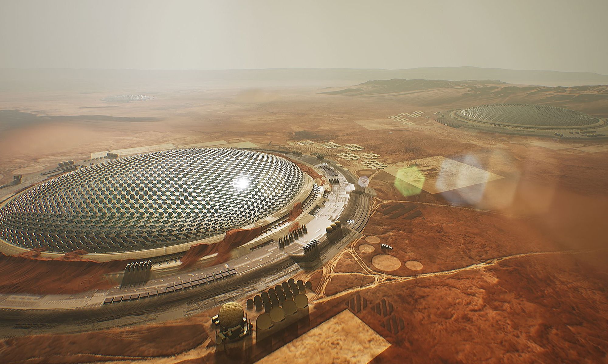 What does a city of one million people on Mars look like?